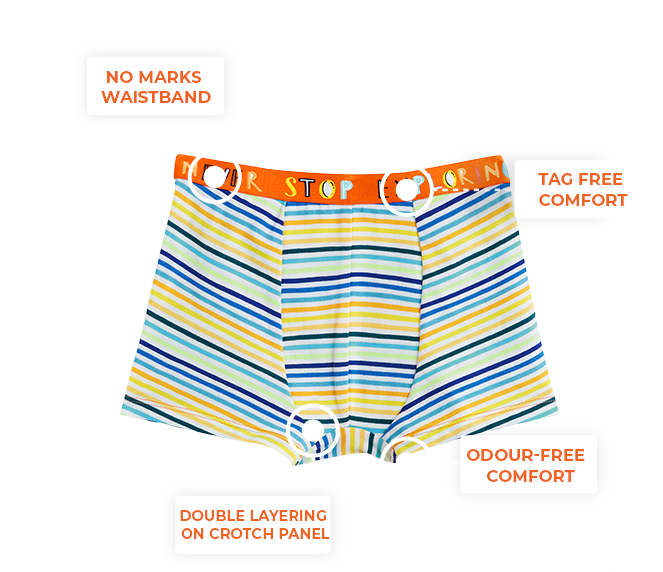 Buy Boys Orange Trunks Arcade Tencel Modal Online In India – XY LIFE
